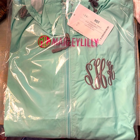 Jackets & Coats | Skh Embroidered Rain Jacket In A Womens Xl | Poshmark